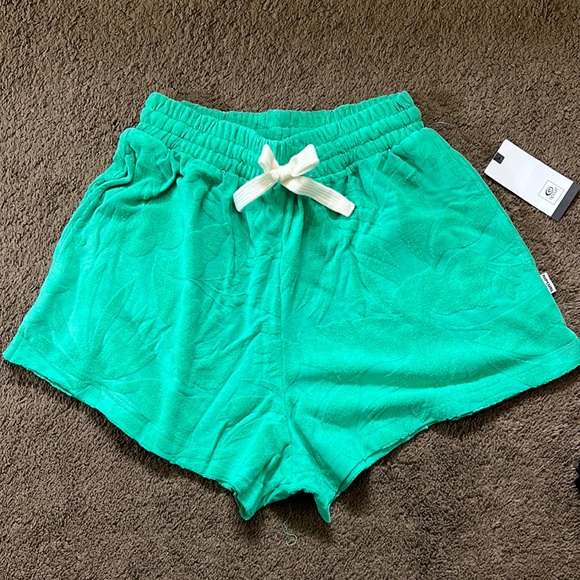 Rip Curl | Shorts | Nwt Rip Curl Sun Rays Green Terry Short | Poshmark